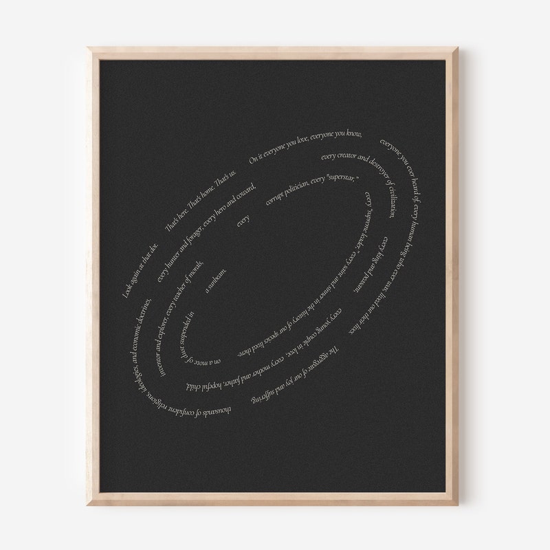Carl Sagan Quote - Etsy