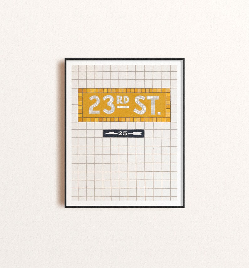 New York Subway Art Subway Sign Wall Art New York - Etsy