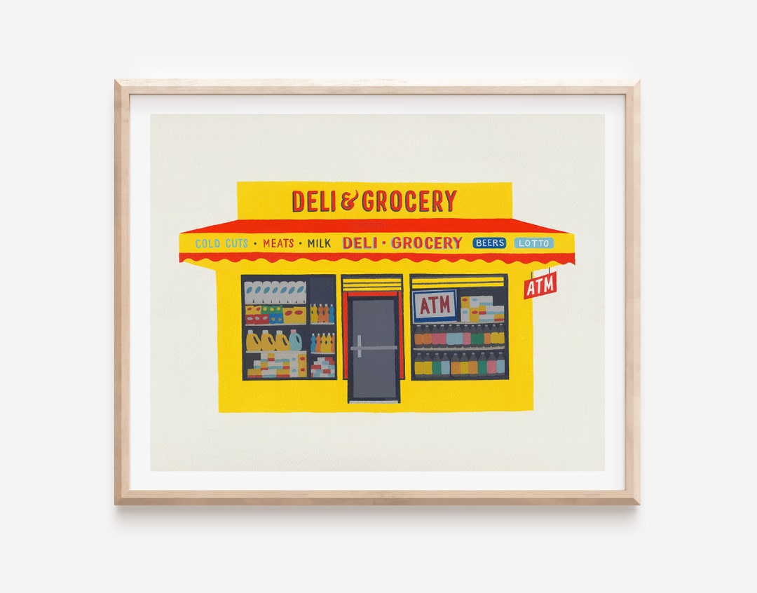 NY Bodega Giclée Print: New York Deli Illustration - Etsy