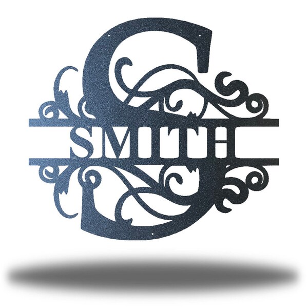 Metal Monogram - Etsy