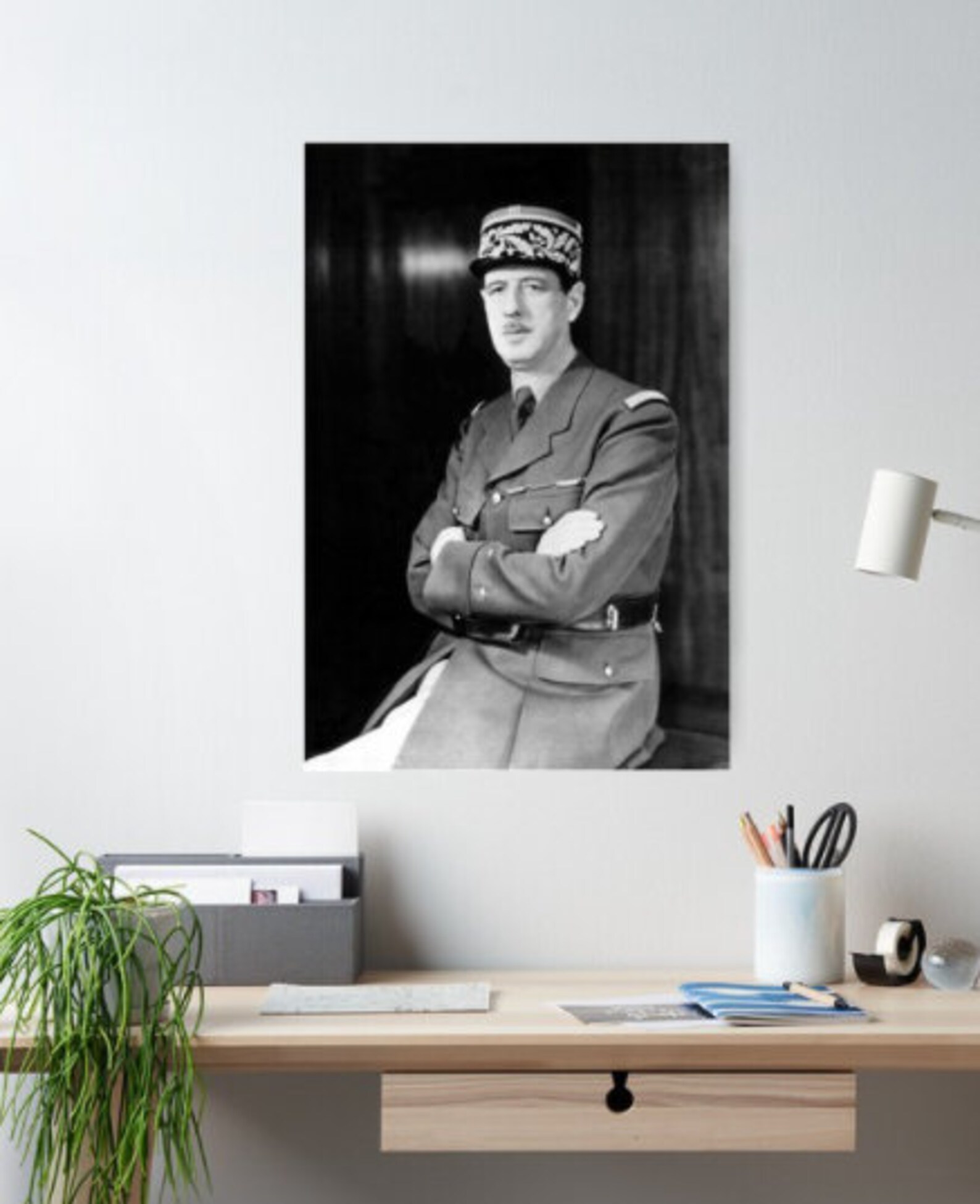 Charles de Gaulle Poster | Etsy