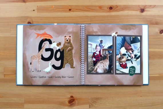 Exploring the Alphabet Scrapbook Animal Adventure Memory - Etsy