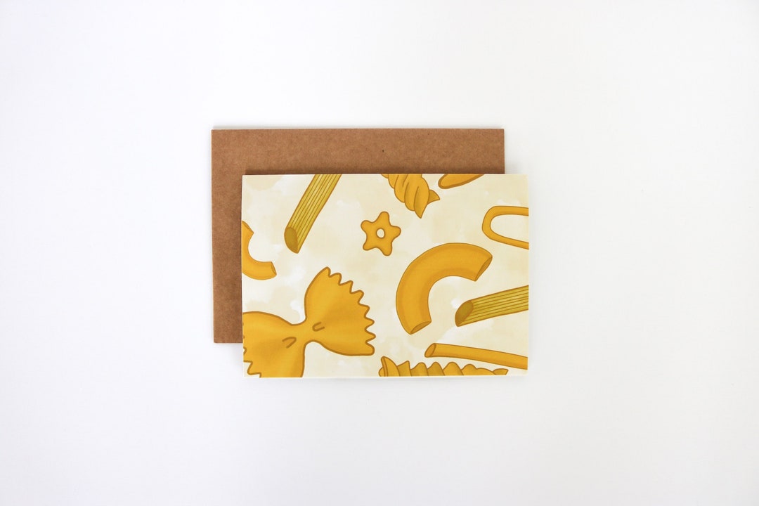 Noodle Greeting Card | 5" X 7" Greeting Card | Blank Greeting Card ...