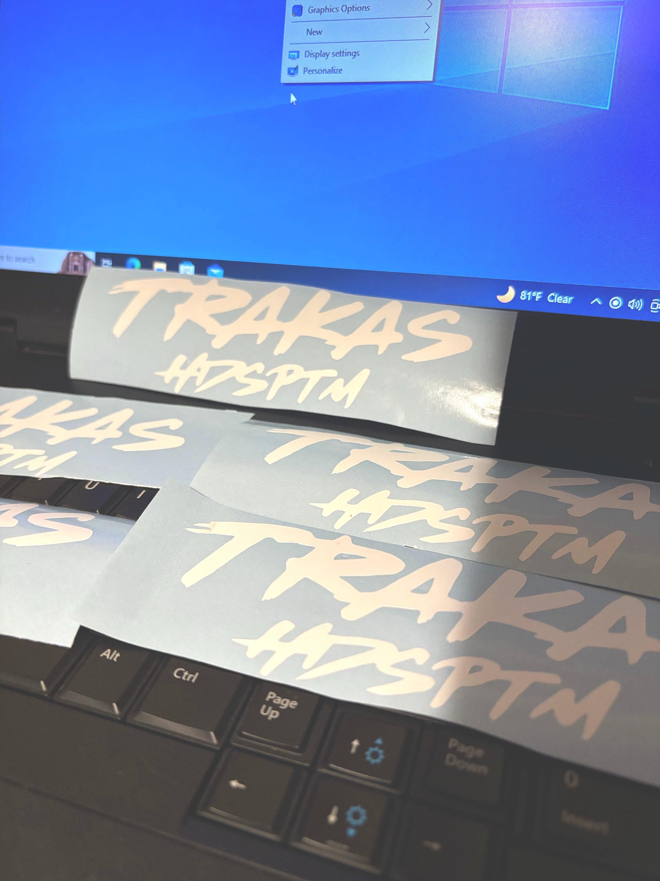Trakas HDSPTM Car Sticker - Etsy
