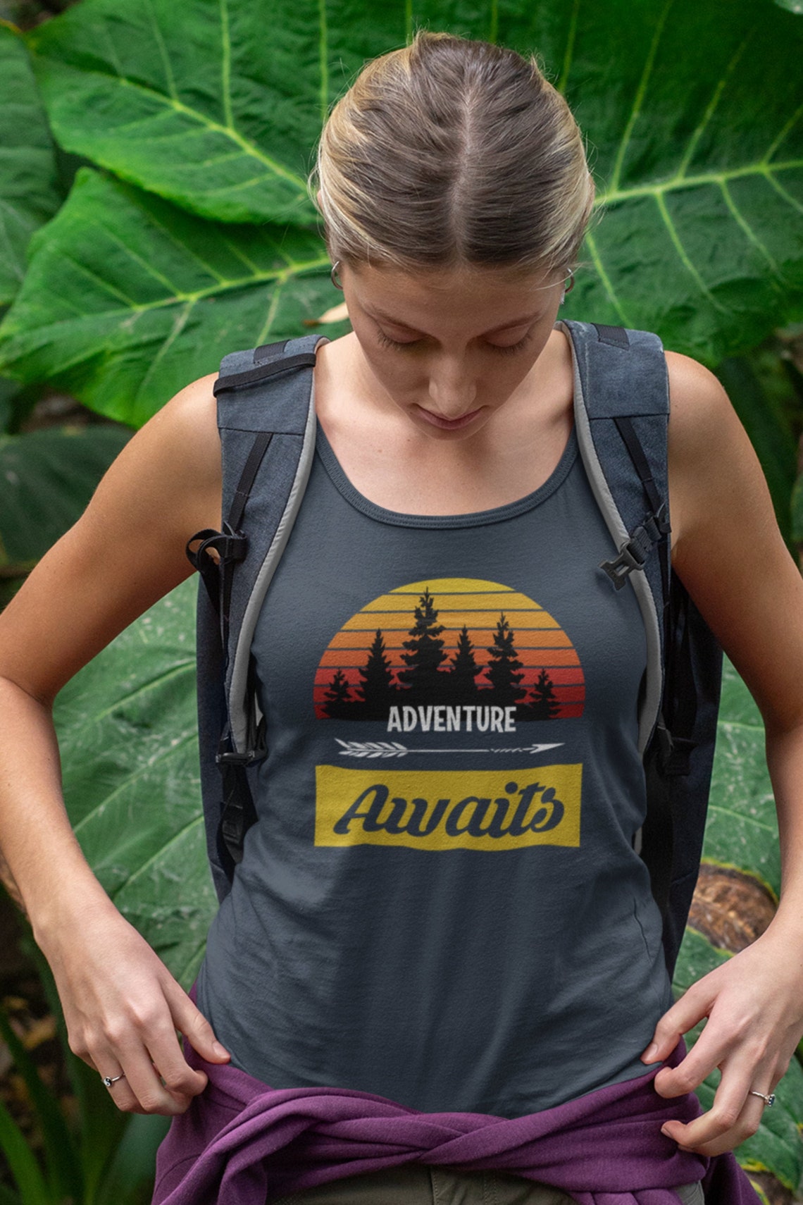 Adventure Awaits Camping Tank Hiking Tank For Women | Etsy