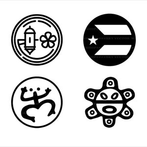 Puerto Rico Bundle Svg, Puerto Rico Png, Taino Svg, Garita Svg, Puerto ...