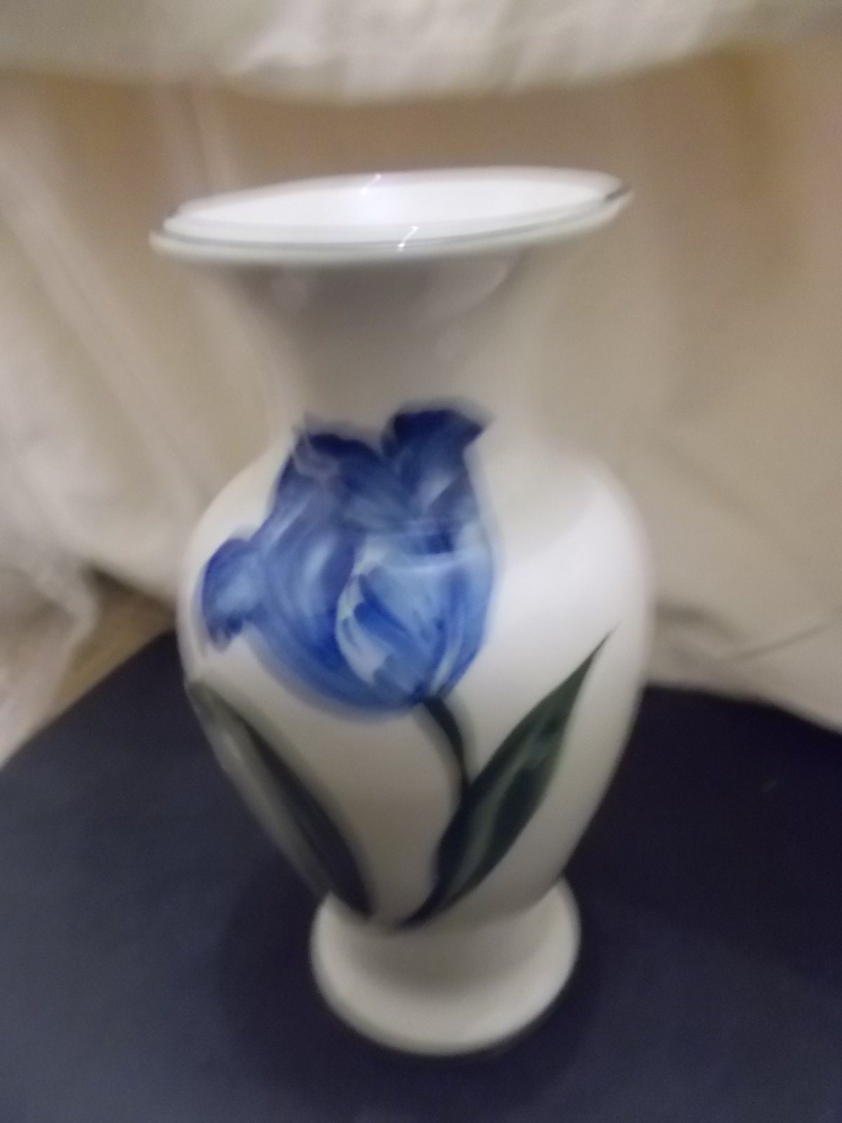 A Delft Spring Flower Vase - Etsy