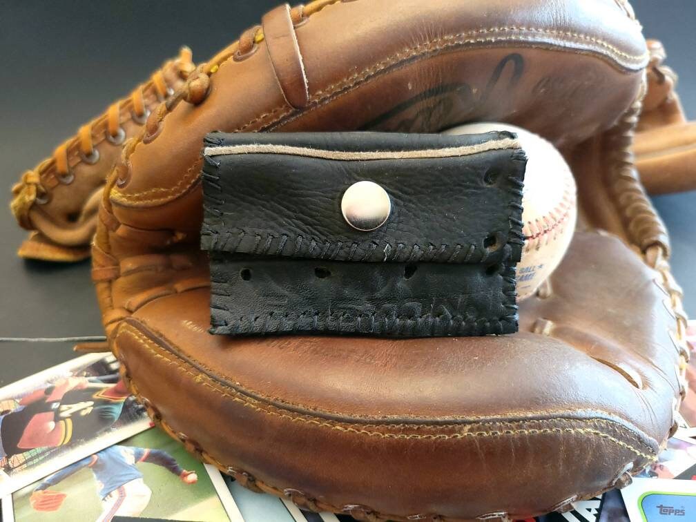 Leather Baseball Glove Coin Pouch - Etsy