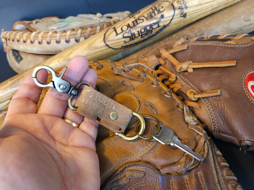 Baseball Glove Keychain - Etsy
