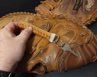 2 Official MLB / Milb Rawlings Leather Baseball Keychain Major League ...