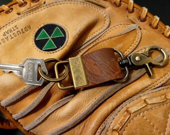 Baseball Mitt Keychain - Etsy