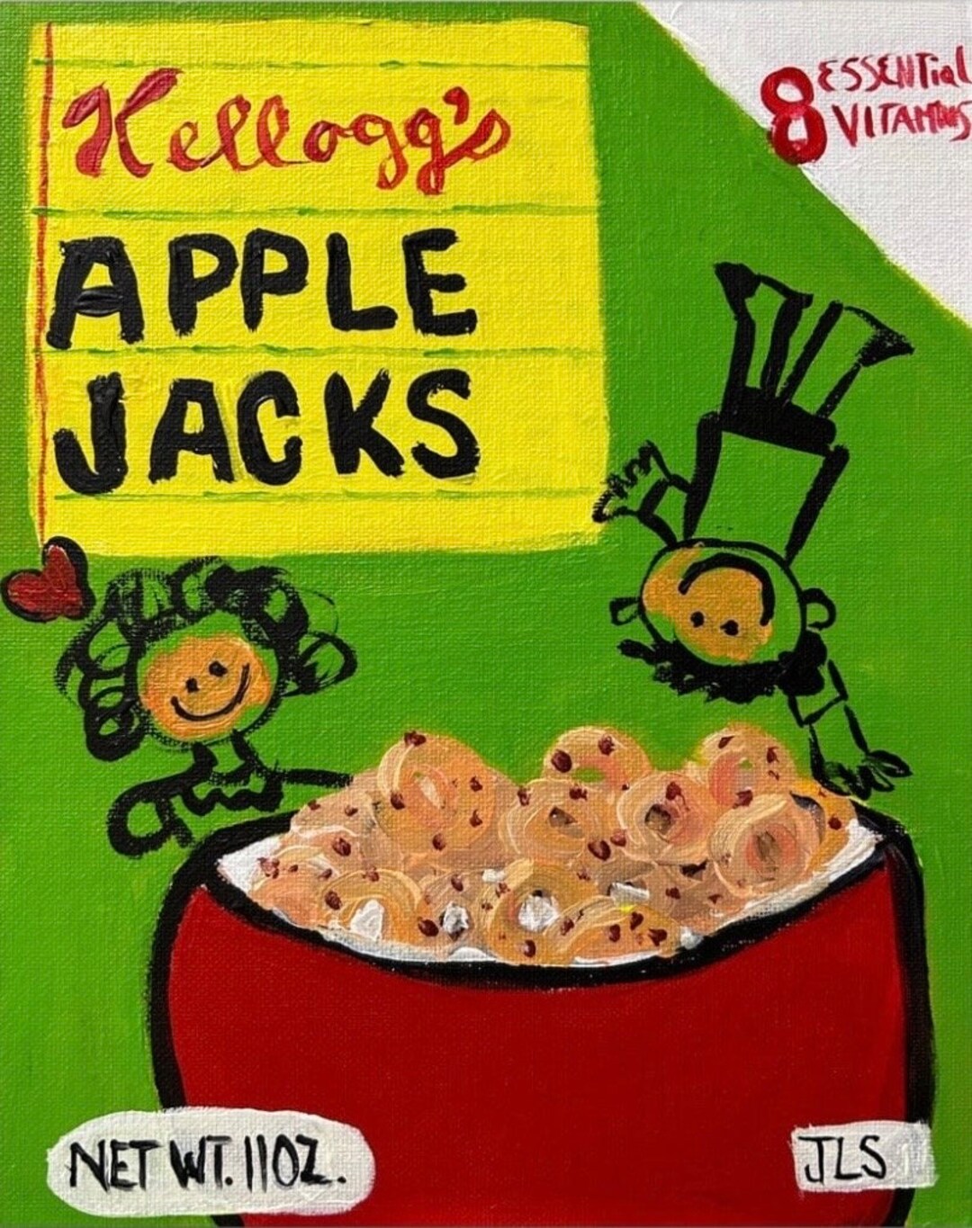 Art Print Apple Jacks 8 X 10 or 16 X 20 Print of an - Etsy