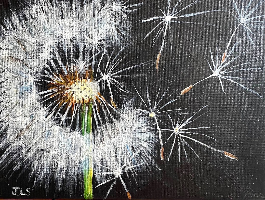 Art Print Dandelion, 8 X 10 Print of Original, Fine Art, Home Decor ...