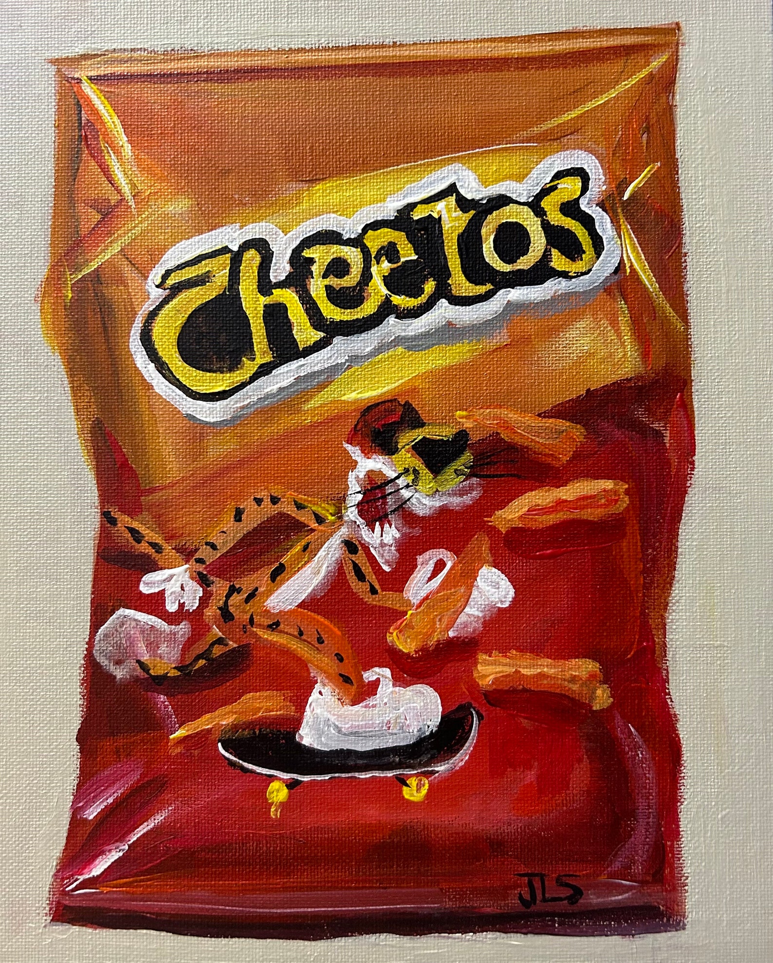 Art Print Cheetos, 8 X 10 or 16 X 20 Professional Print of an Original ...
