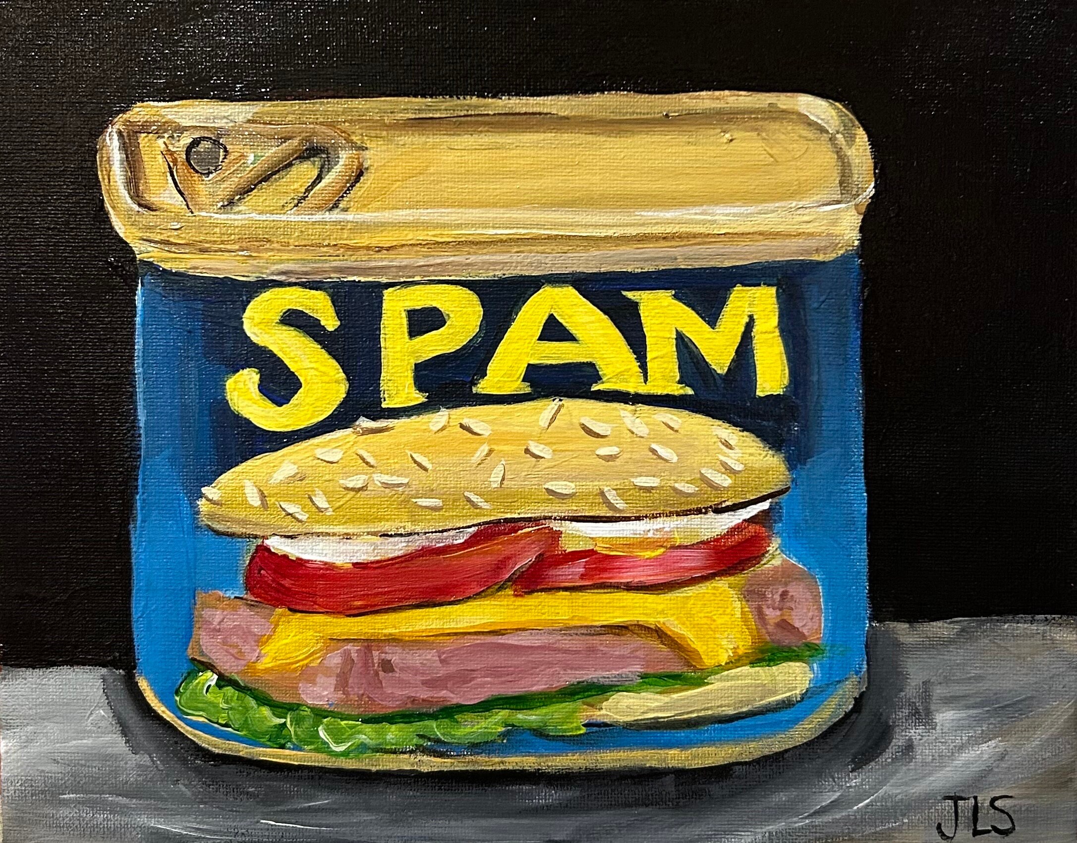 Art Print Spam, 8 X 10 or 16 X 20 Professional Print of a Signed ...