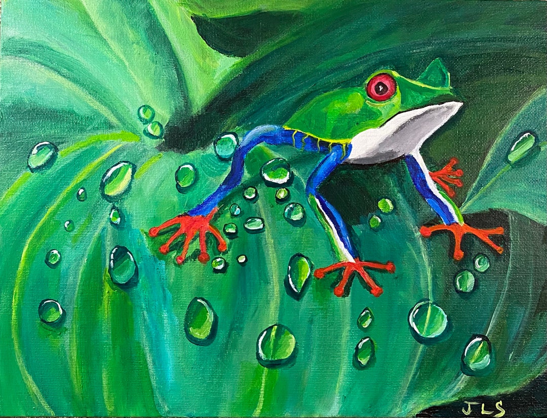 Art Print Frog, 8 X 10 Professional Print of Original Fine Art - Etsy