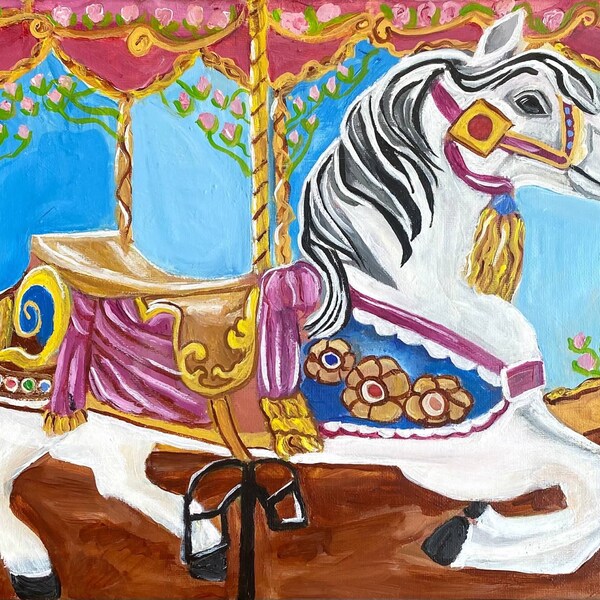 Carousel Art - Etsy