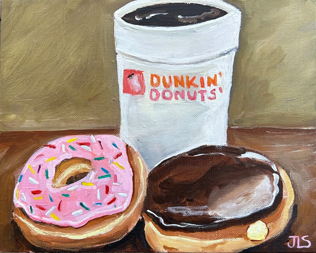 Art Print Dunkin Donuts, 8 X 10 or 16 X 20 Professional Print of an ...