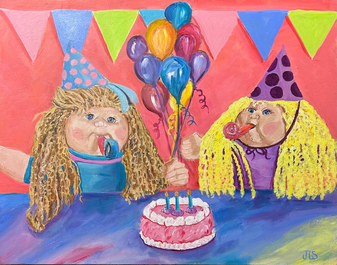 Art Print 11 X 14 Cabbage Patch Kids Birthday Party, Professionally ...