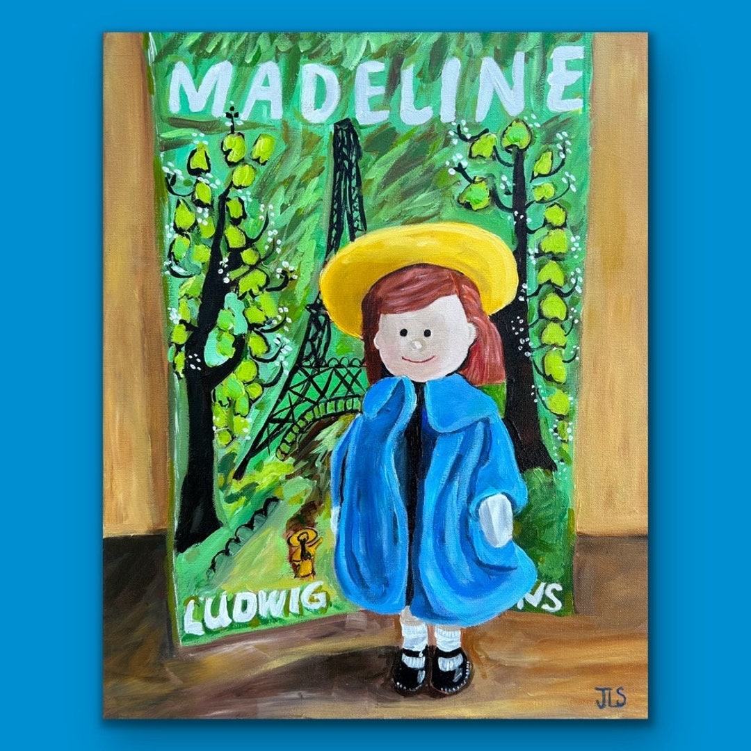 16 X 20 Madeline Doll Original Still Life Acrylic Painting on Canvas ...
