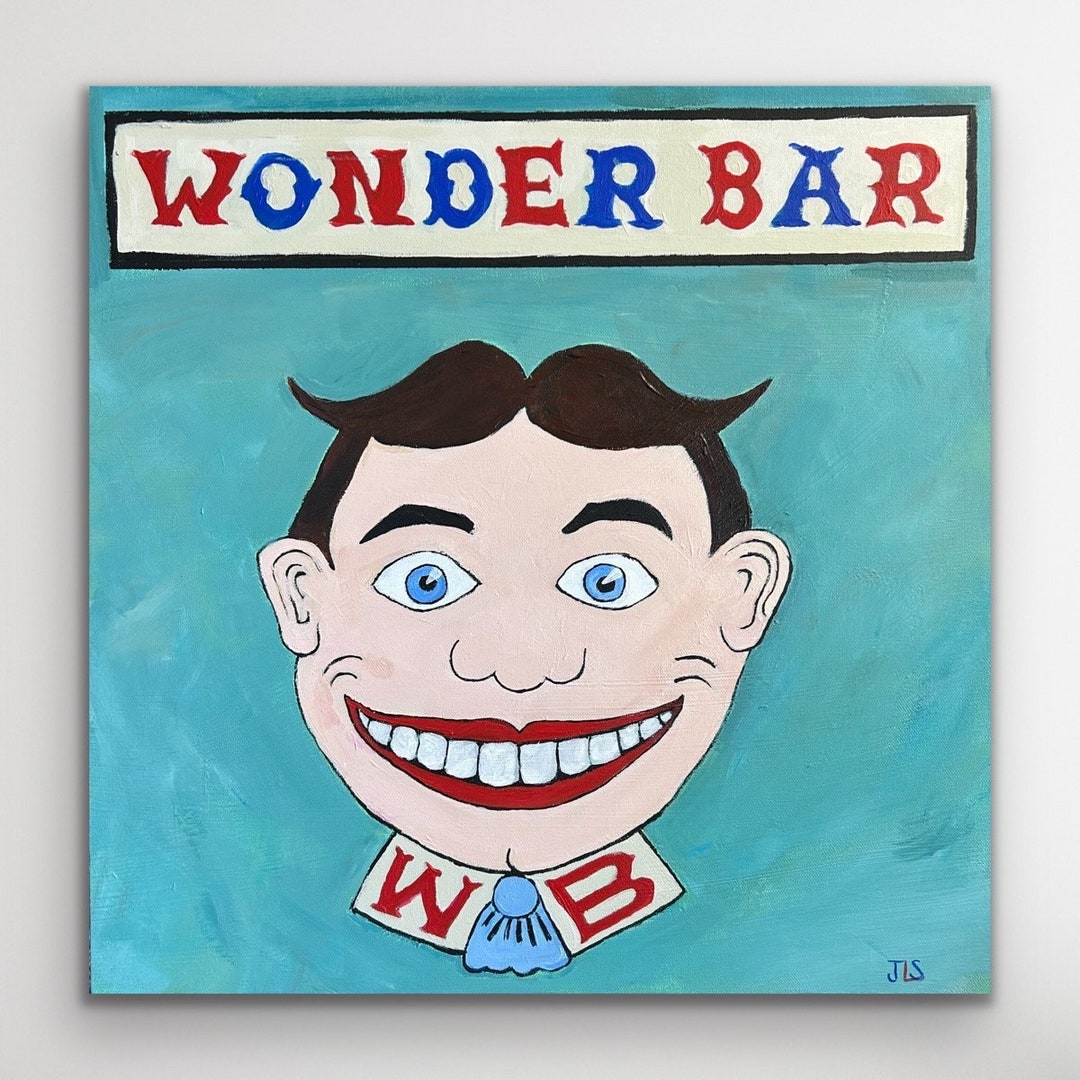 Wonder Bar, Tillie Asbury Park New Jersey Painting 20 X 20 Hand Painted ...
