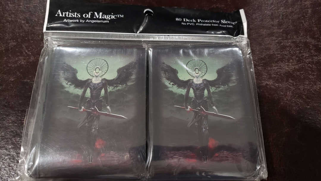 MTG Dark Angel, Angelarium Artists of Magic Sleeves, Out-of-print ...