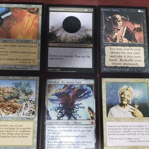 MTG Rare Cards, Hand-painted Custom-made, 1 of 3 - Etsy