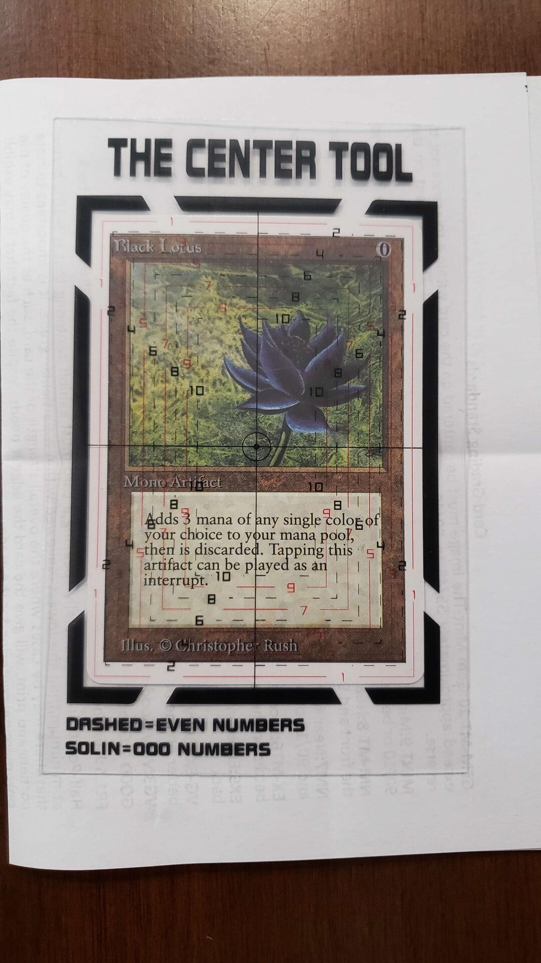 Card Grading Centering Tool - Etsy