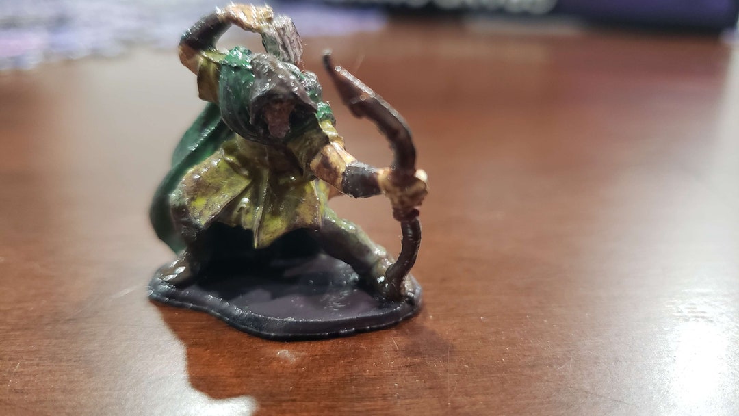 Hand Painted Elf Ranger Miniature for Dungeons and Dragons, Dnd ...
