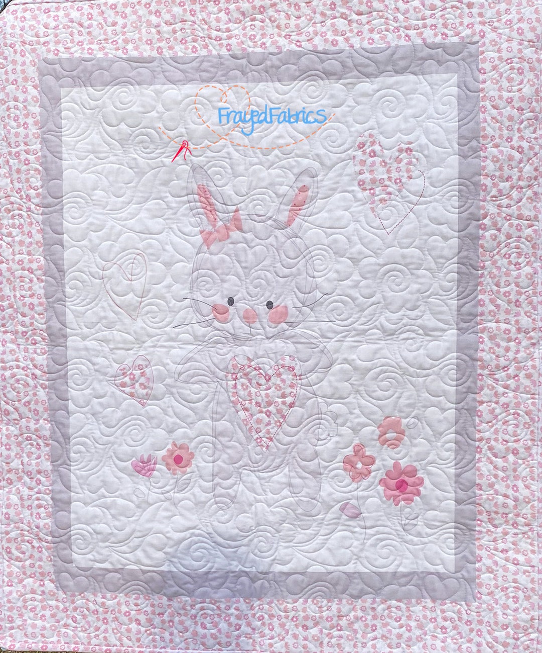 Bunny Love Quilt Kit – Springs Creative – Finished Size 36" X 45" - Etsy