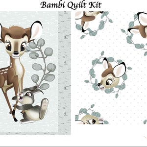 Bambi Nursery Quilt Kit - Springs Creative - Etsy