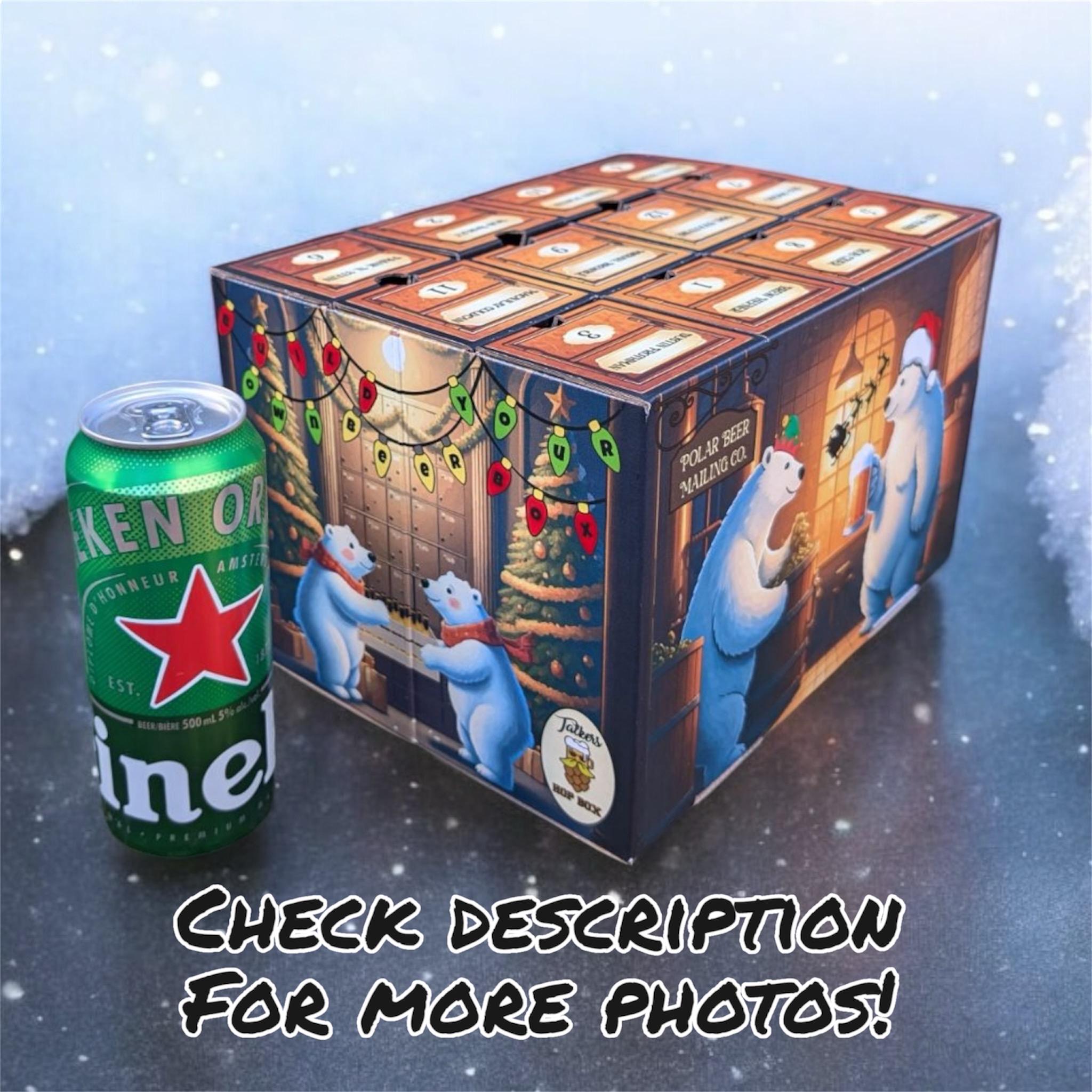 12 Days of Christmas Beer Advent Box: DIY Gift Box - Etsy