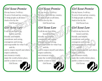 Girl Scout Bookmark - Etsy