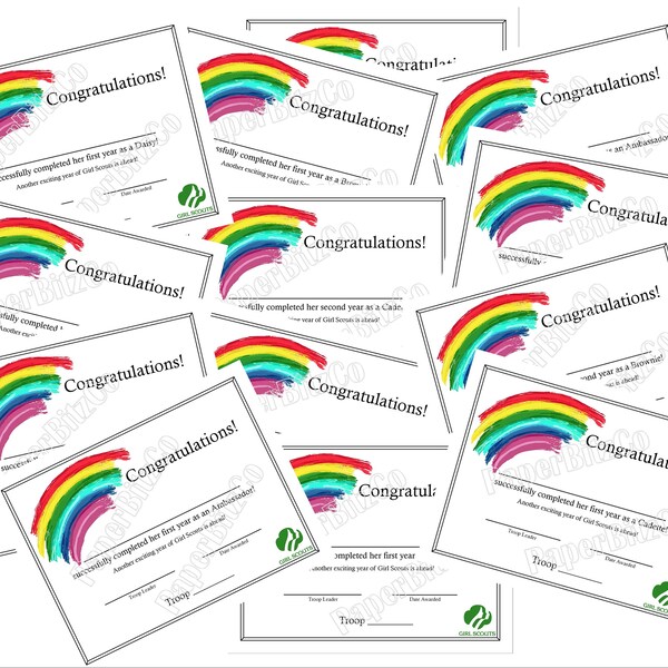 Girl Scout Bridging - Etsy