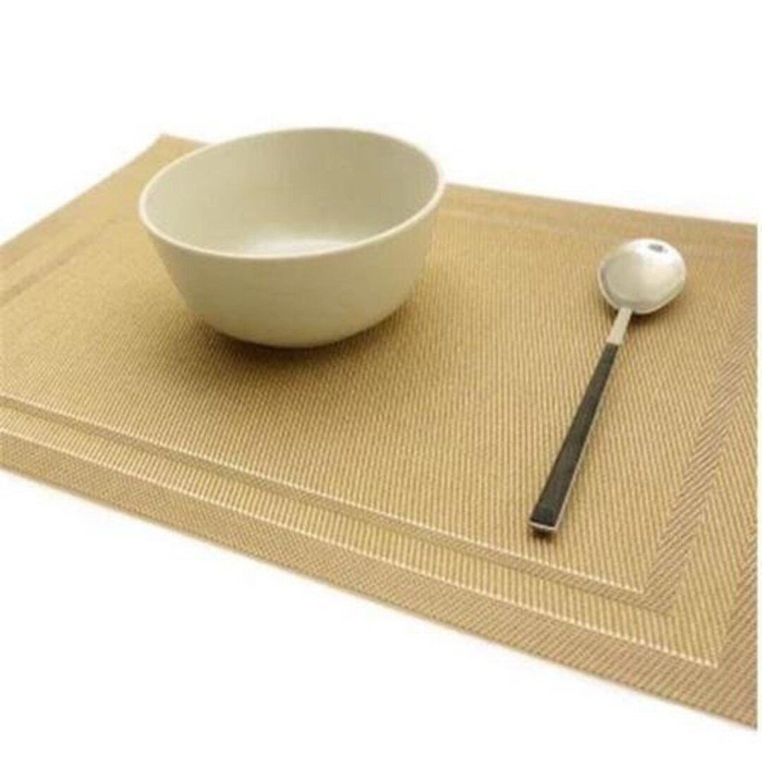 4 X Kitchen Table Cup Bowl Placemat Heat Resistant Rectangle - Etsy Ireland