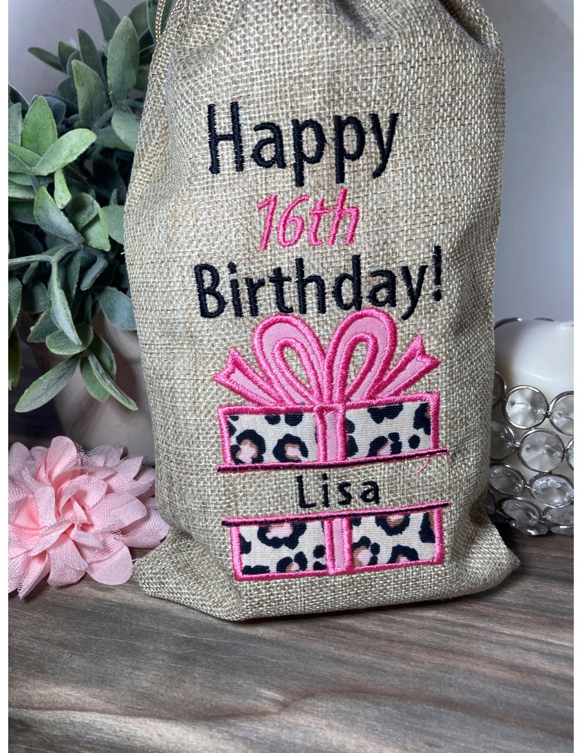 Happy Birthday Personalized Gift Bag,birthday Personalized Treat Bag ...