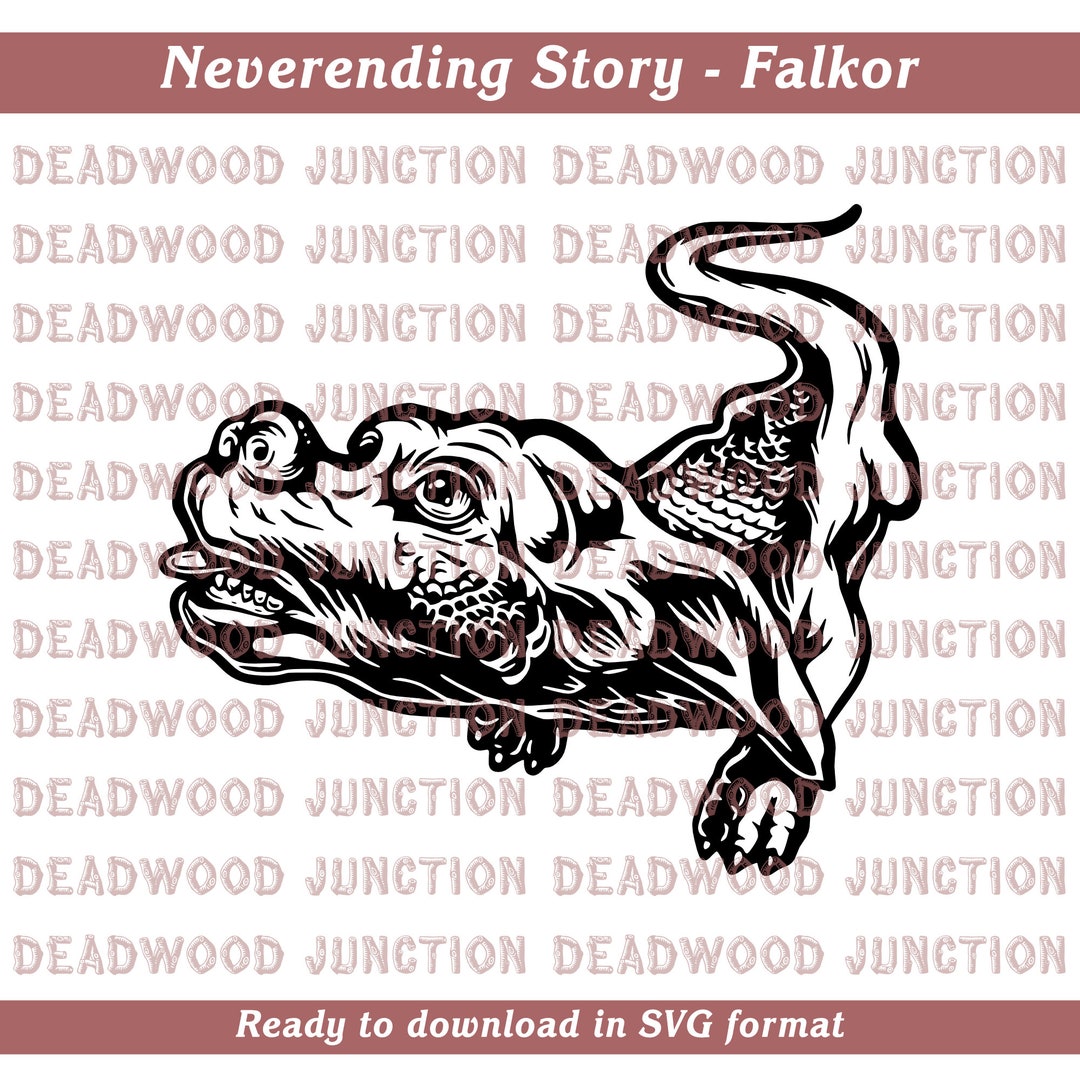 Neverending Story Falkor SVG File - Great for T-shirts! - Etsy