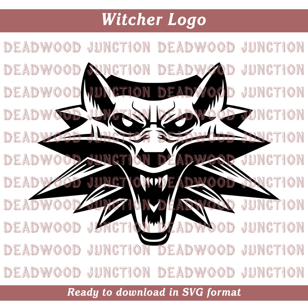 Witcher Wolf Medallion SVG File - Great for T-shirts! - Etsy Australia