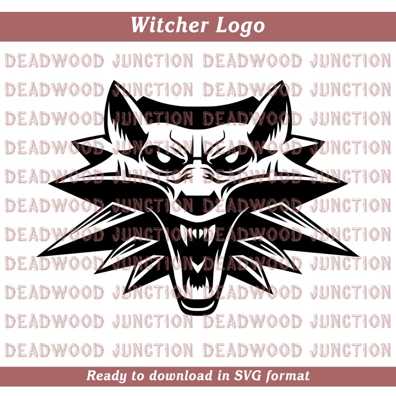 Witcher Wolf Medallion SVG File Great for T-shirts - Etsy