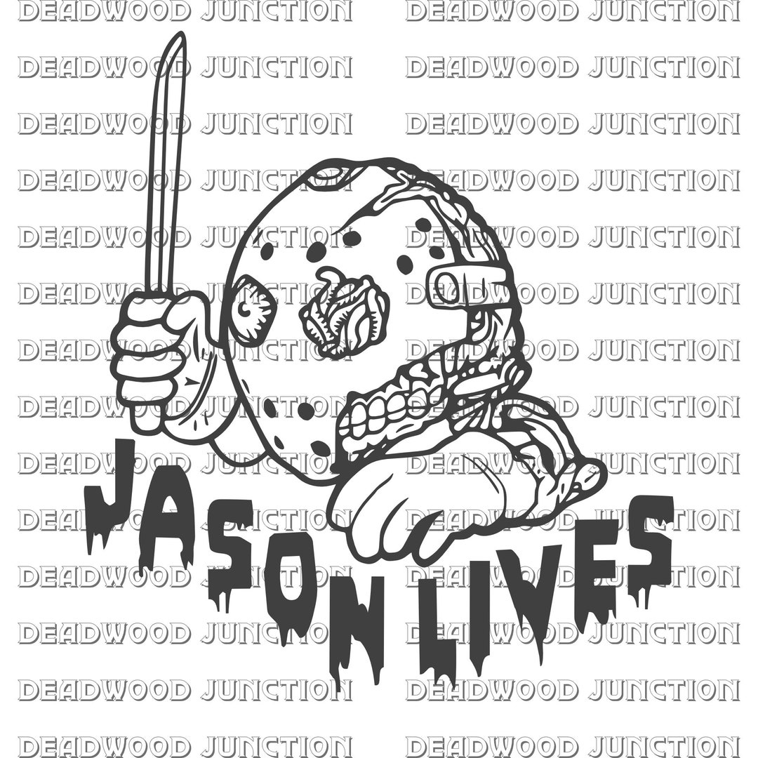 Jason Voorhees Friday The 13th Slasher Svg Digital File Etsy