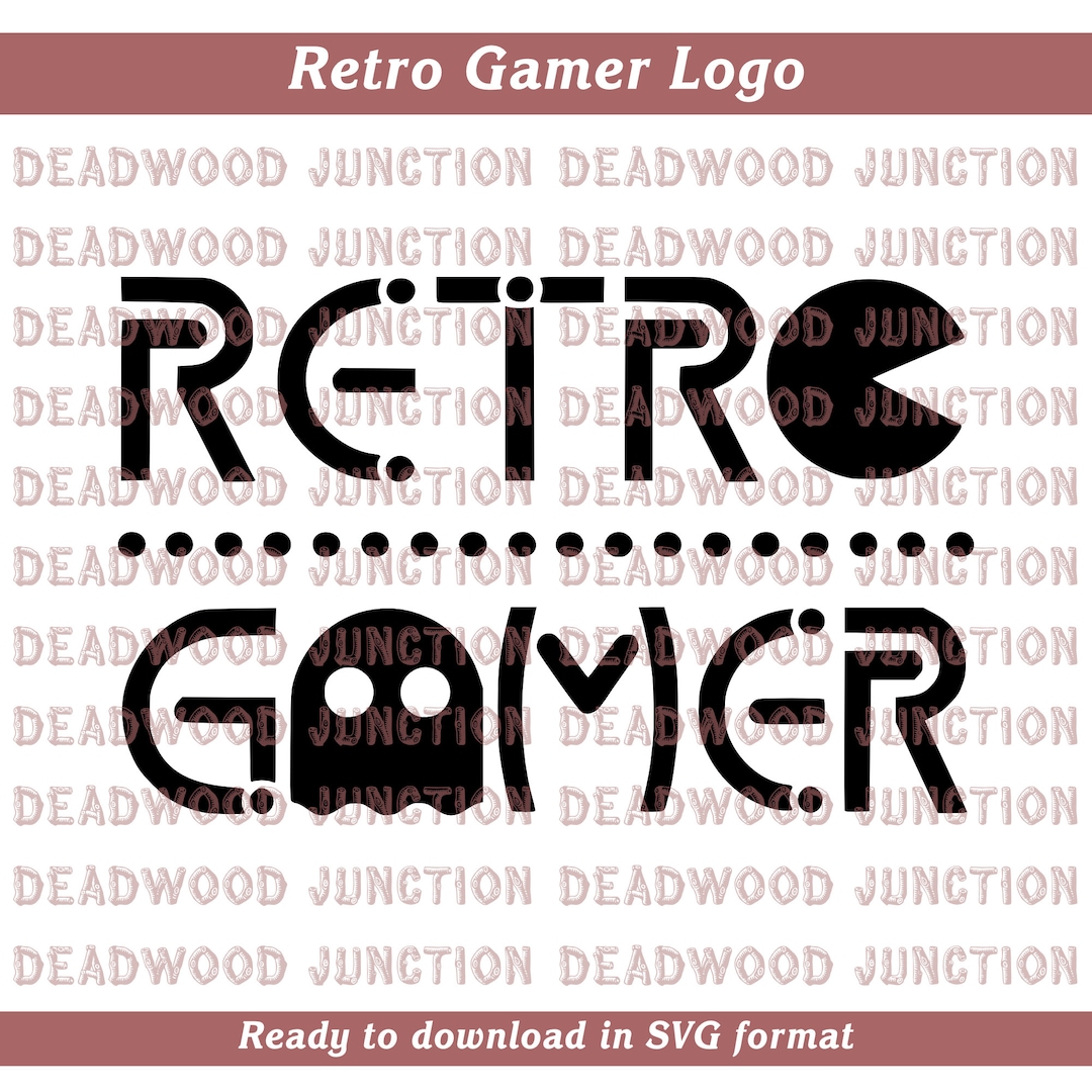 Retro Gamer Logo SVG File - Great for T-shirts! - Etsy