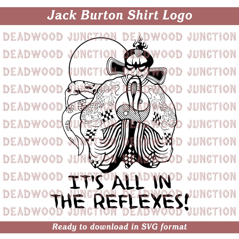 Jack Burton Svg - Etsy