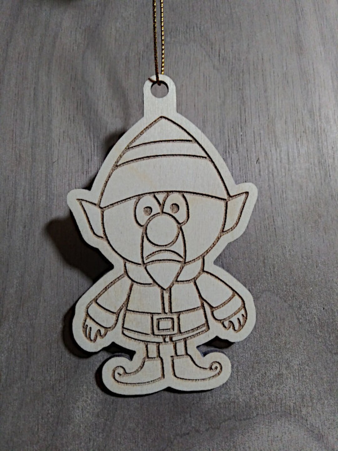 Rudolph the Red-nosed Reindeer TV Special Elf Foreman Wood Ornament or ...