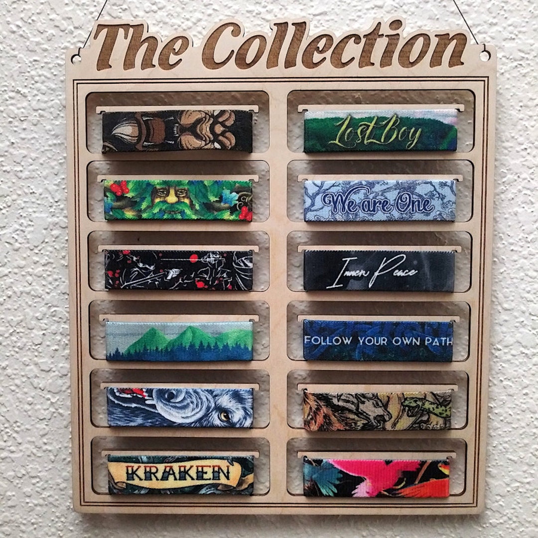 ZOX Wristband Wall Display and Storage for Twelve of Your Favorite ZOX ...