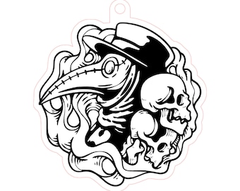 Plague Doctor Car Decor - Etsy