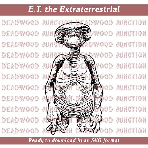 E.T. the Extraterrestrial SVG File - Etsy