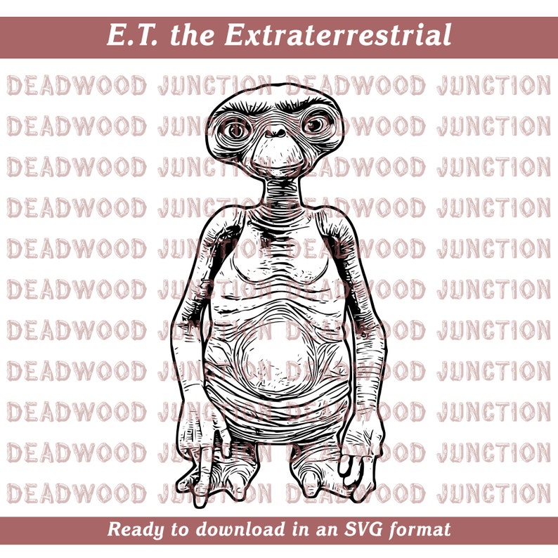 E.T. the Extraterrestrial SVG File - Etsy