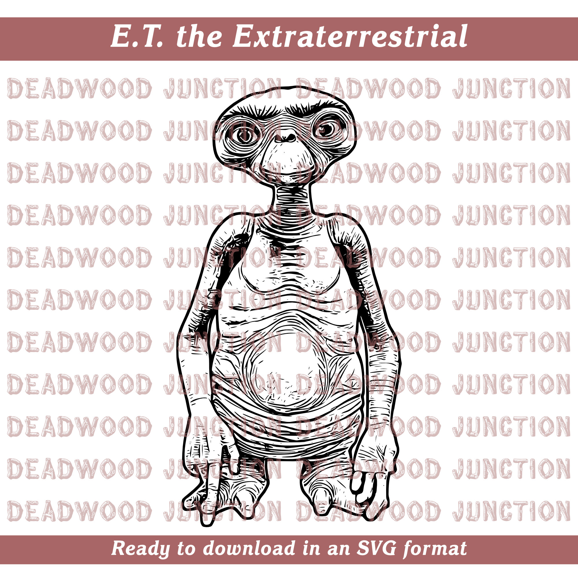 E.T. the Extraterrestrial SVG File - Etsy