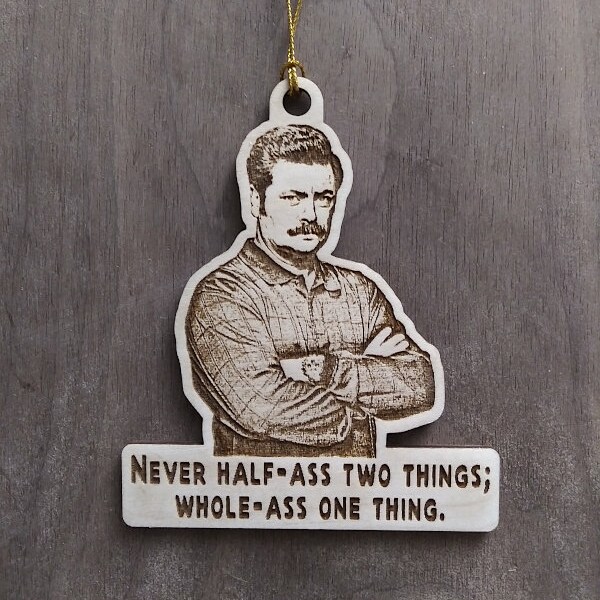 Ron Swanson Svg - Etsy