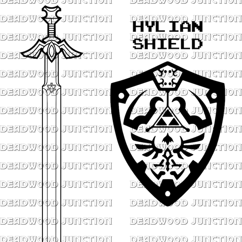 Link Shield and Sword - Etsy